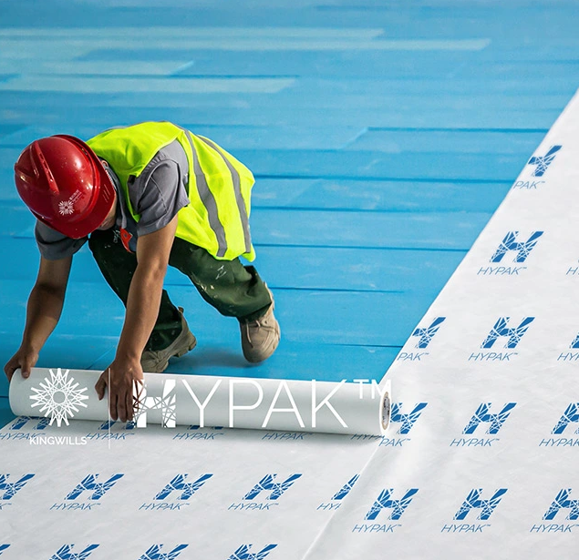 Flashspun Hypak For Cold Storage Floor With Insulation Vapour Barriers ...