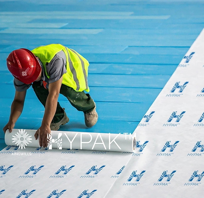 Flashspun Hypak For Cold Storage Floor With Insulation Vapour Barriers ...